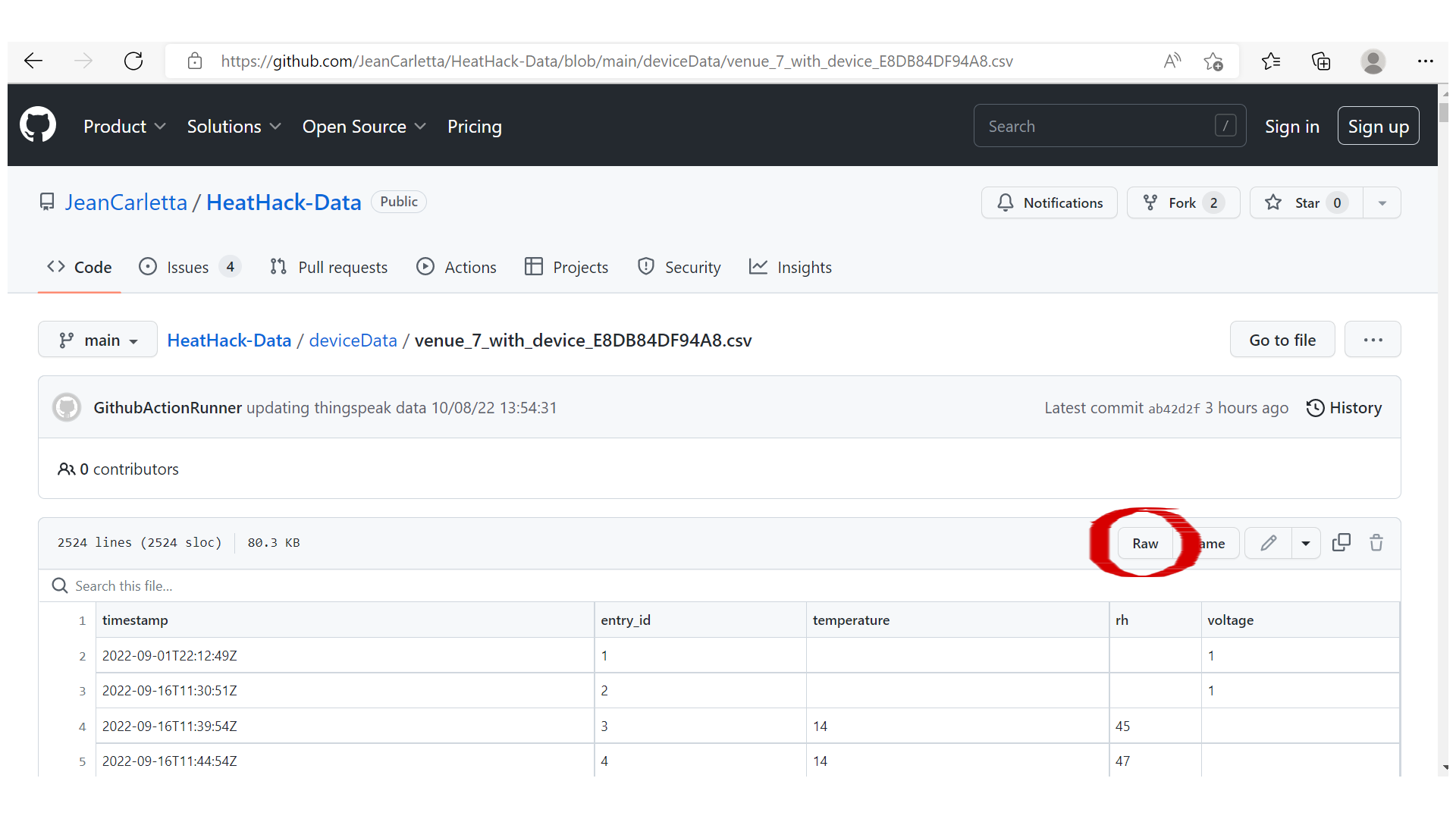 Plotting in Excel – HeatHack